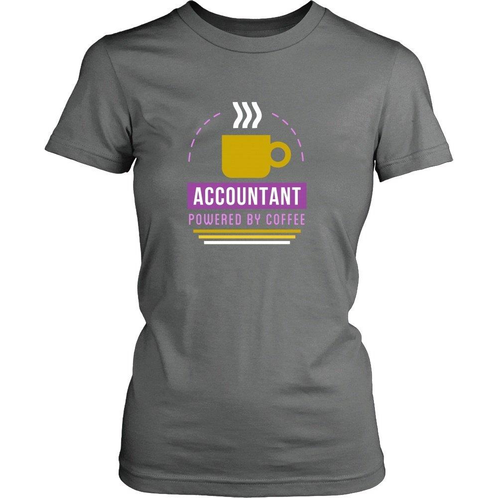 Accounting T Shirt - Accountant Powered by Coffee - Teelime | Unique t ...