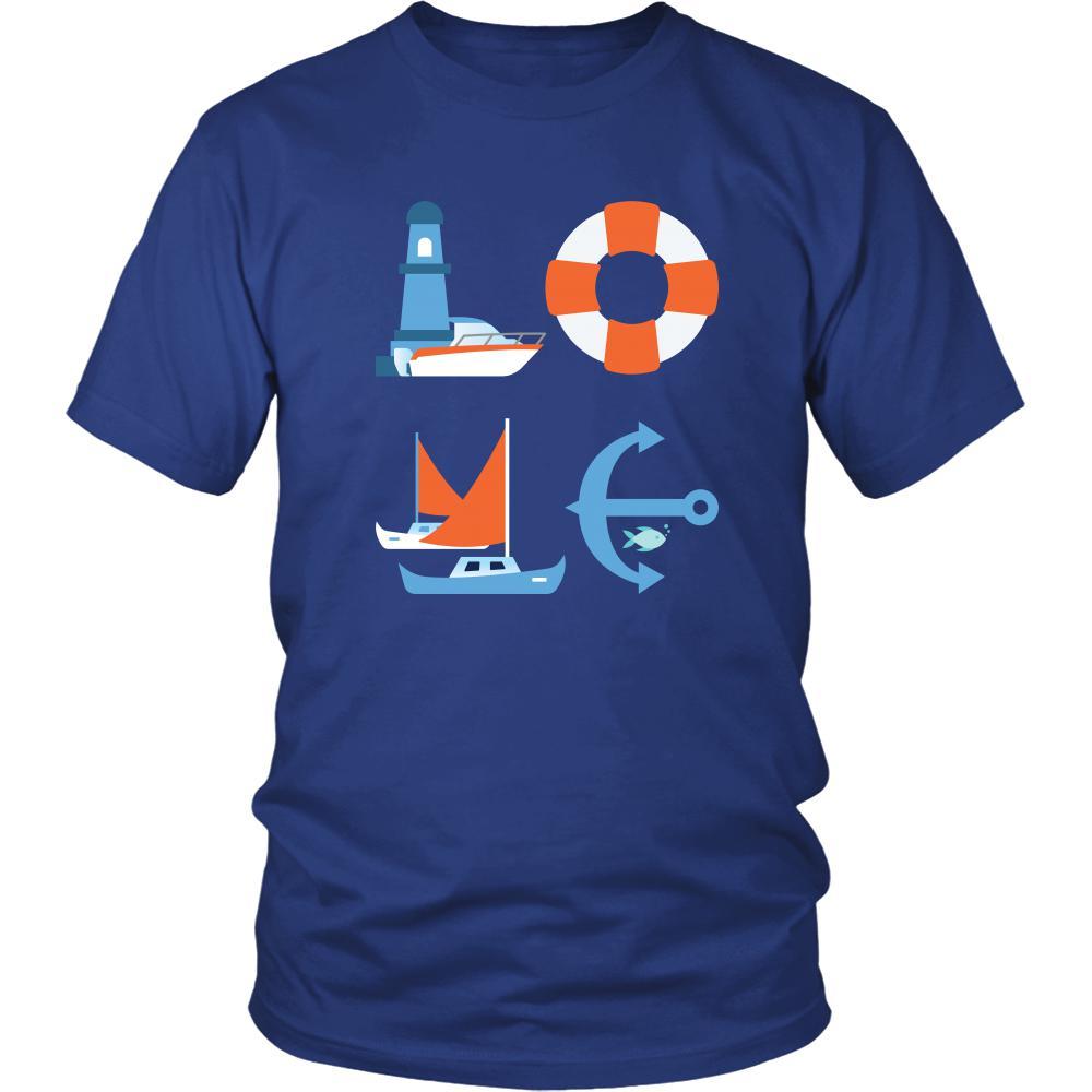 Boating / Sailing - LOVE Boating / Sailing - Sail Hobby Shirt - Teelime ...