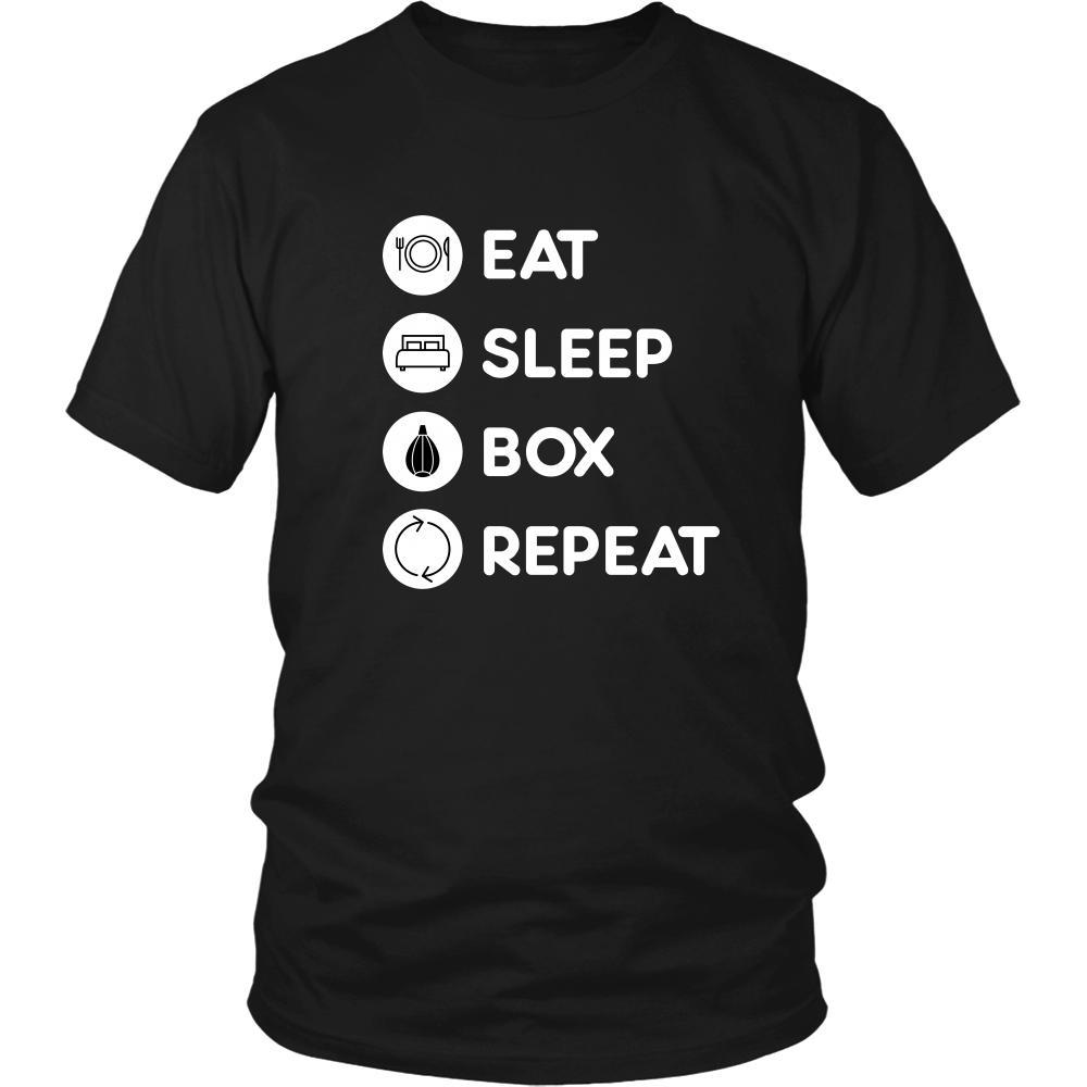Boxing - Eat Sleep Boxing Repeat - Boxer Sport Shirt - Teelime | Unique ...