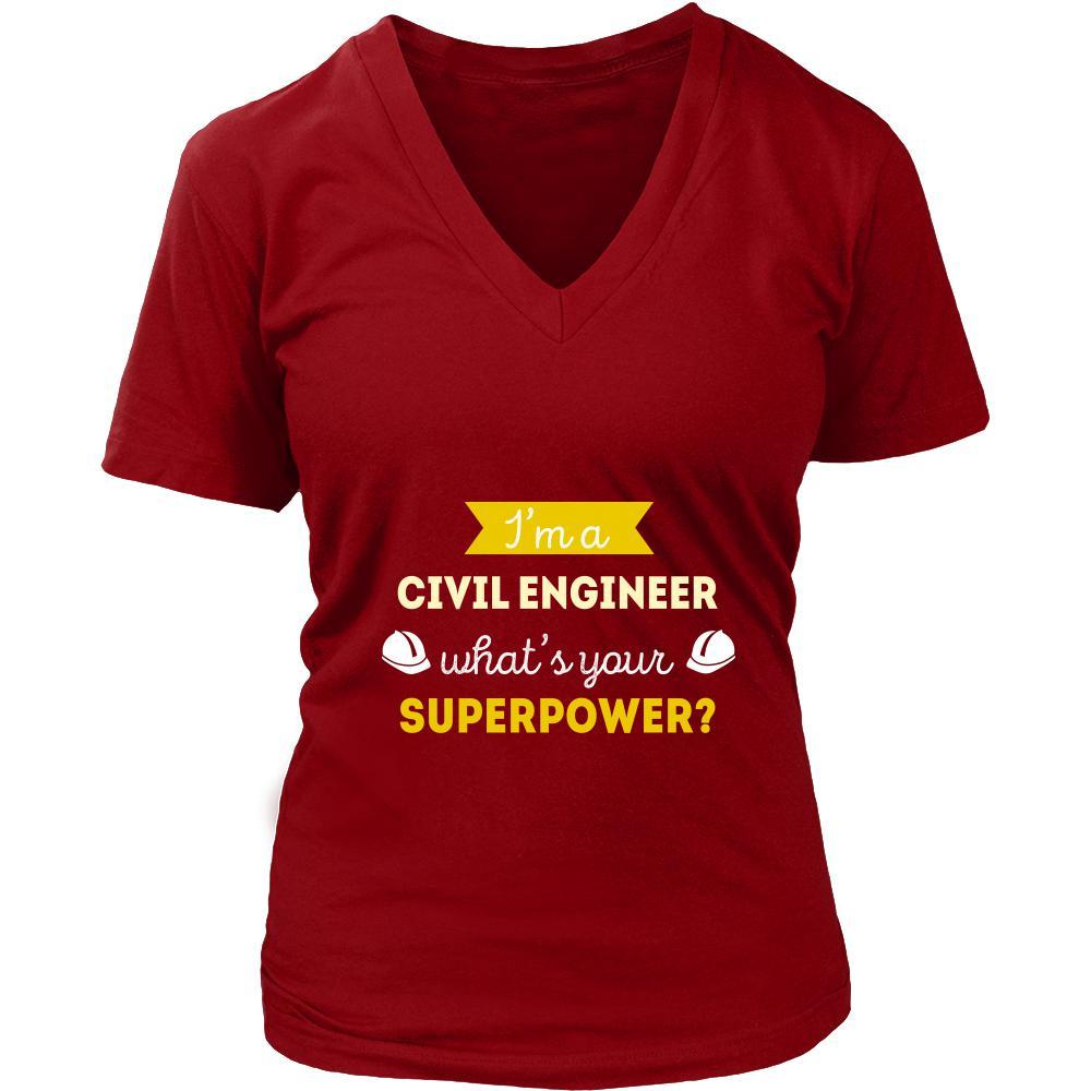 Civil Engineer Shirt - I'm a Civil Engineer, what's your superpower ...