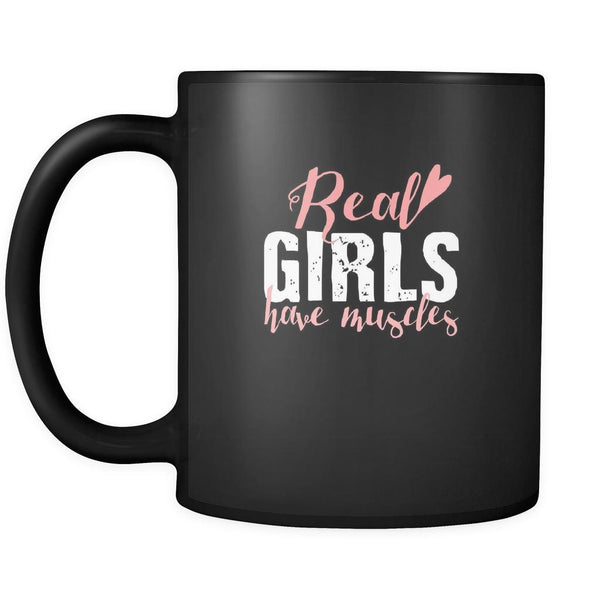 Fitness mugs fitness coffee mug - Real girls have muscles- fitness cup ...
