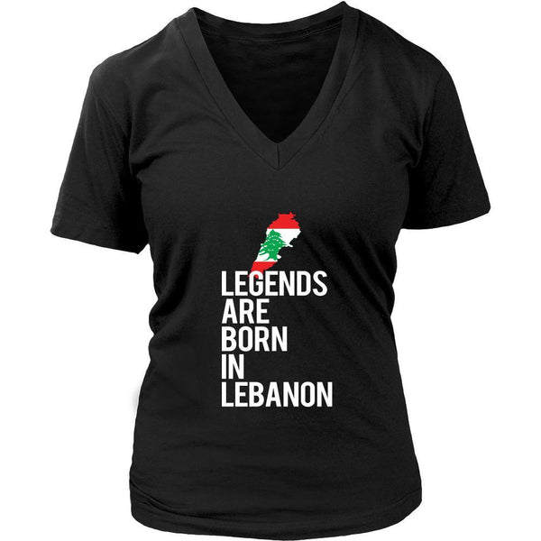 Lebanon Shirt - Legends are born in Lebanon - National Heritage Gift ...