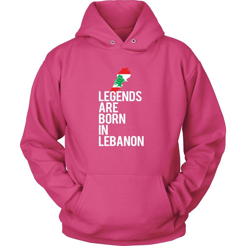 Lebanon Shirt - Legends are born in Lebanon - National Heritage Gift ...