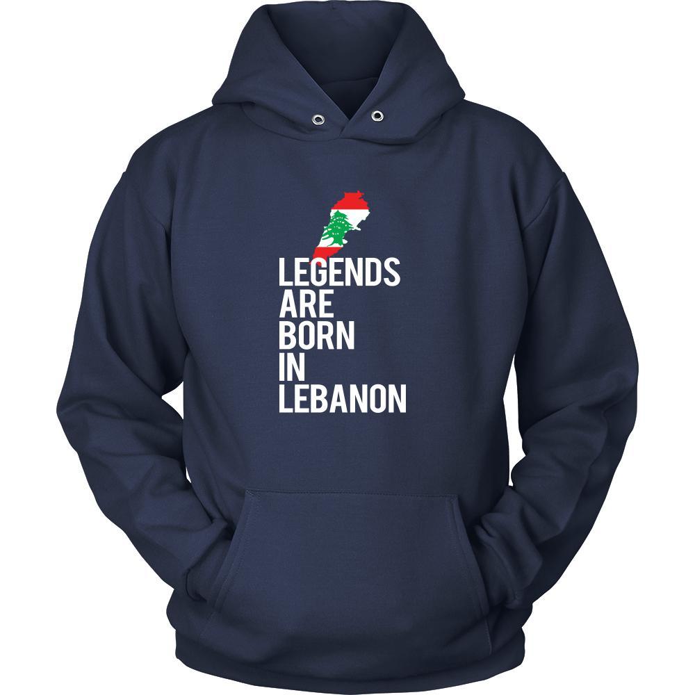 Lebanon Shirt - Legends are born in Lebanon - National Heritage Gift ...