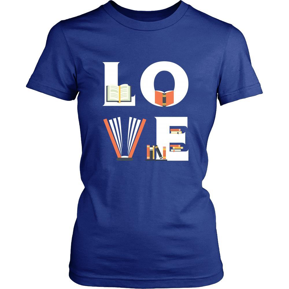 Librarian - LOVE Librarian - Book Profession/Job Shirt - Teelime ...