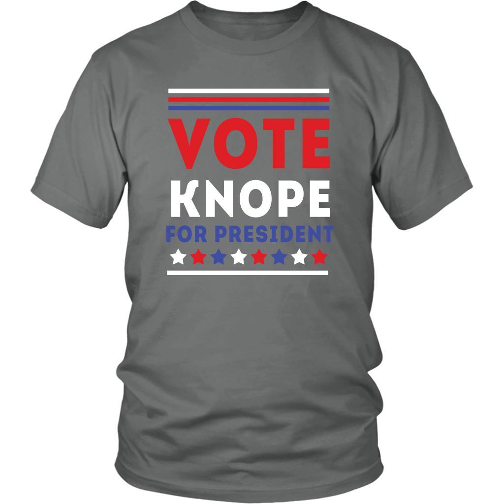 Parks and Recreation T Shirt - Vote Knope For President - TV & Movies ...
