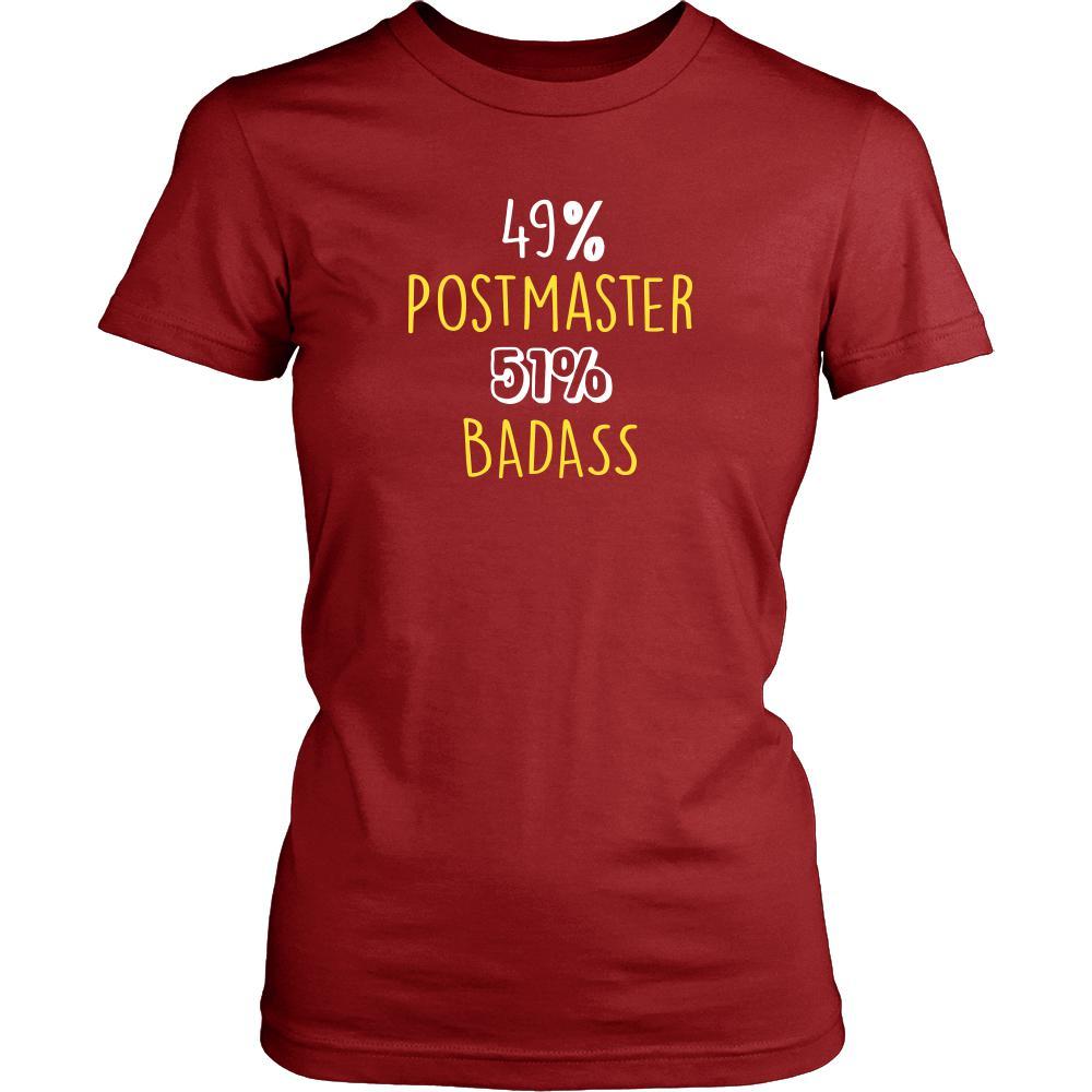Postmaster Shirt - 49% Postmaster 51% Badass Profession - Teelime ...