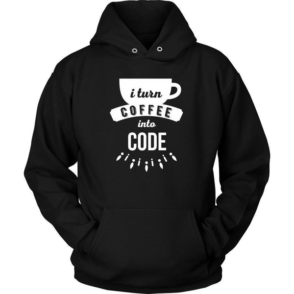 Programmers T Shirt - I turn coffee into code - Teelime | Unique t-shirts