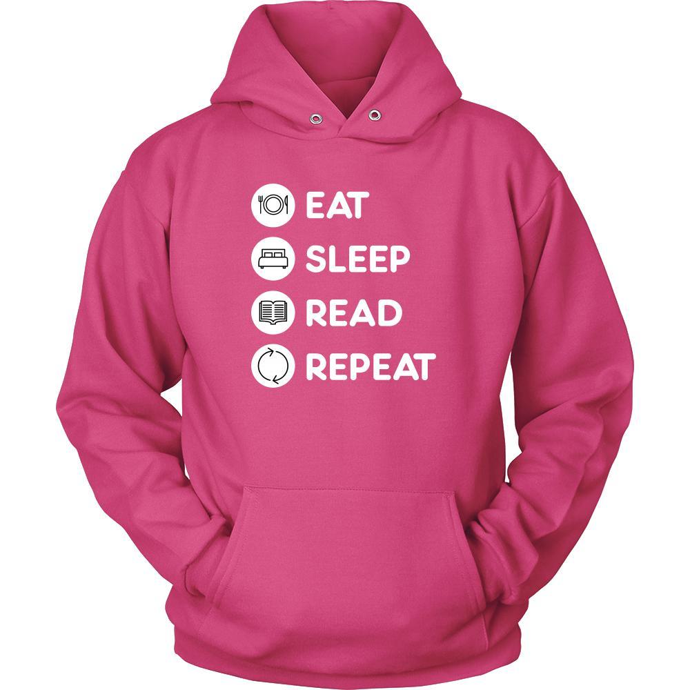 Reading - Eat Sleep Read Repeat - Books Hobby Shirt - Teelime | Unique ...