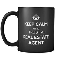 Real Estate Ask Me 11oz Black Mug - Teelime | Unique t-shirts
