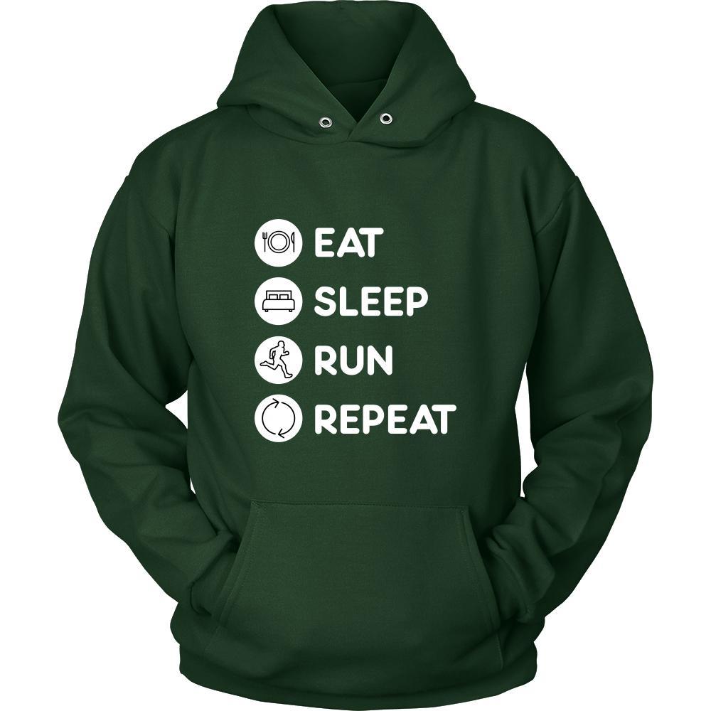 Running - Eat Sleep Run Repeat - Runner Hobby Shirt - Teelime | Unique ...
