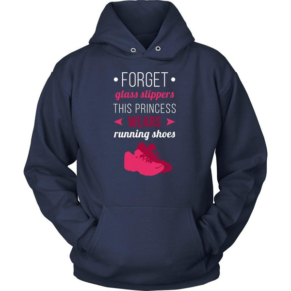 Running T Shirt - Forget glass slippers this princess wears - Teelime | Unique t-shirts