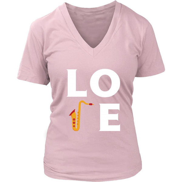 Saxophone - LOVE Saxophone - Music Instrument Shirt - Teelime | Unique ...