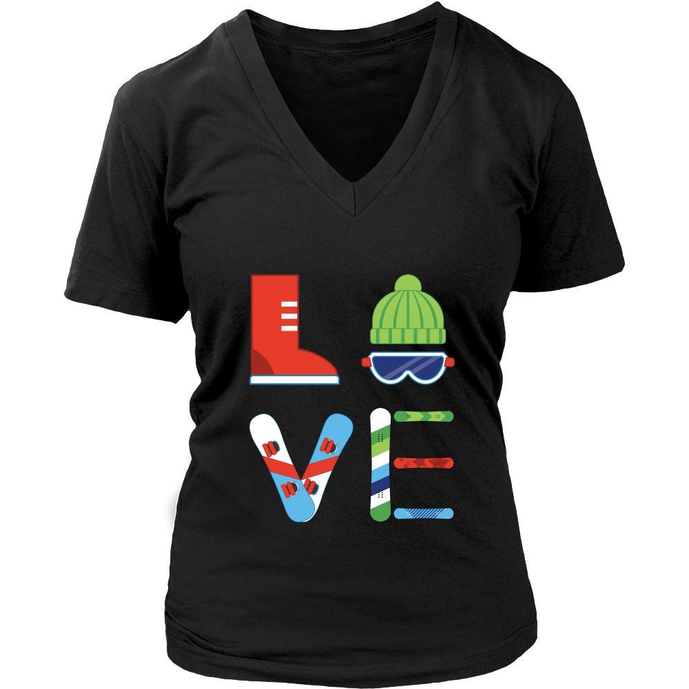 Snowboarding - LOVE Snowboarding - Snow Board Hobby Shirt - Teelime ...