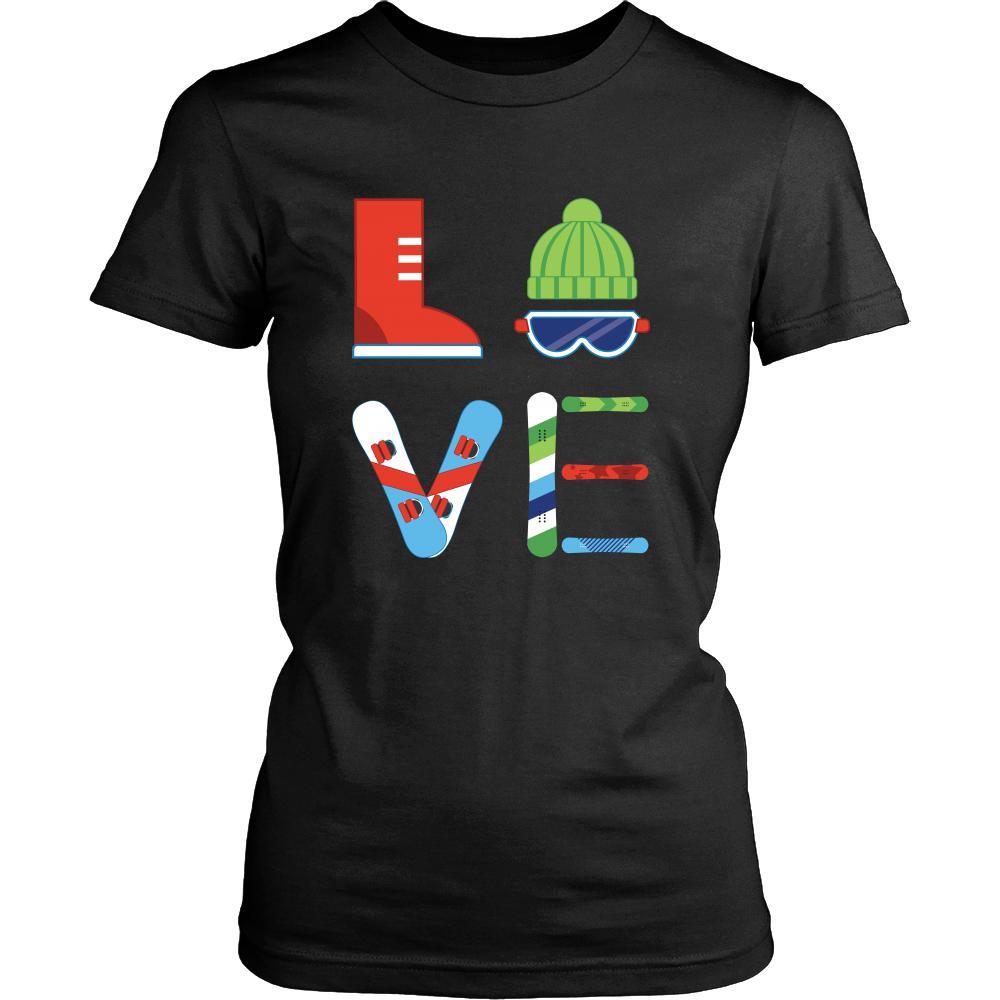 Snowboarding - LOVE Snowboarding - Snow Board Hobby Shirt - Teelime ...