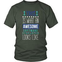 Software developer Shirt This is what an awesome Software developer lo ...