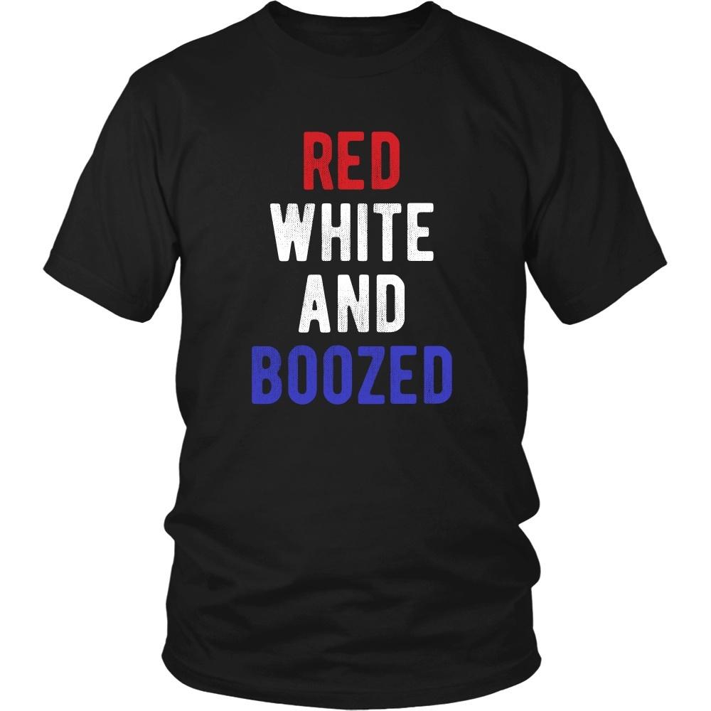 State T Shirt - Red White and Boozed - Teelime | Unique t-shirts