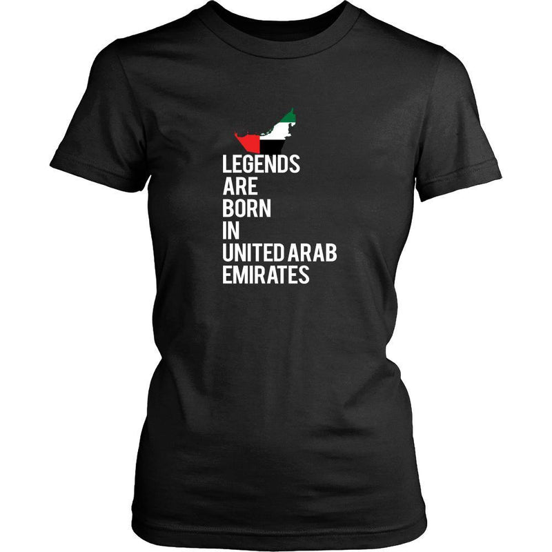 United Arab Emirates Shirt - Legends are born in United Arab Emirates ...