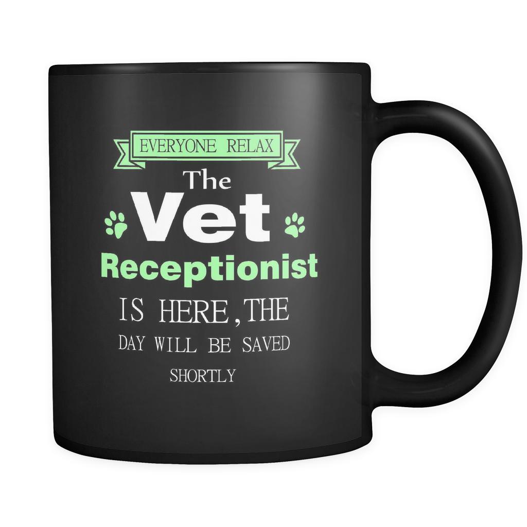 Vet receptionist - Everyone relax the Vet receptionist is here, the da ...